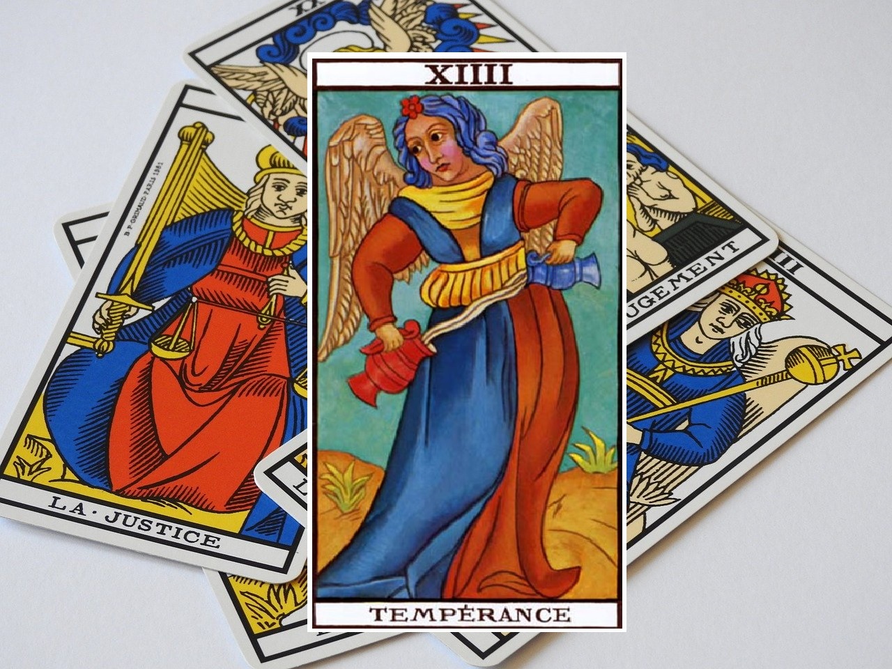 Carte de la Tempérance Tarot de Marseille : quelles interprétations